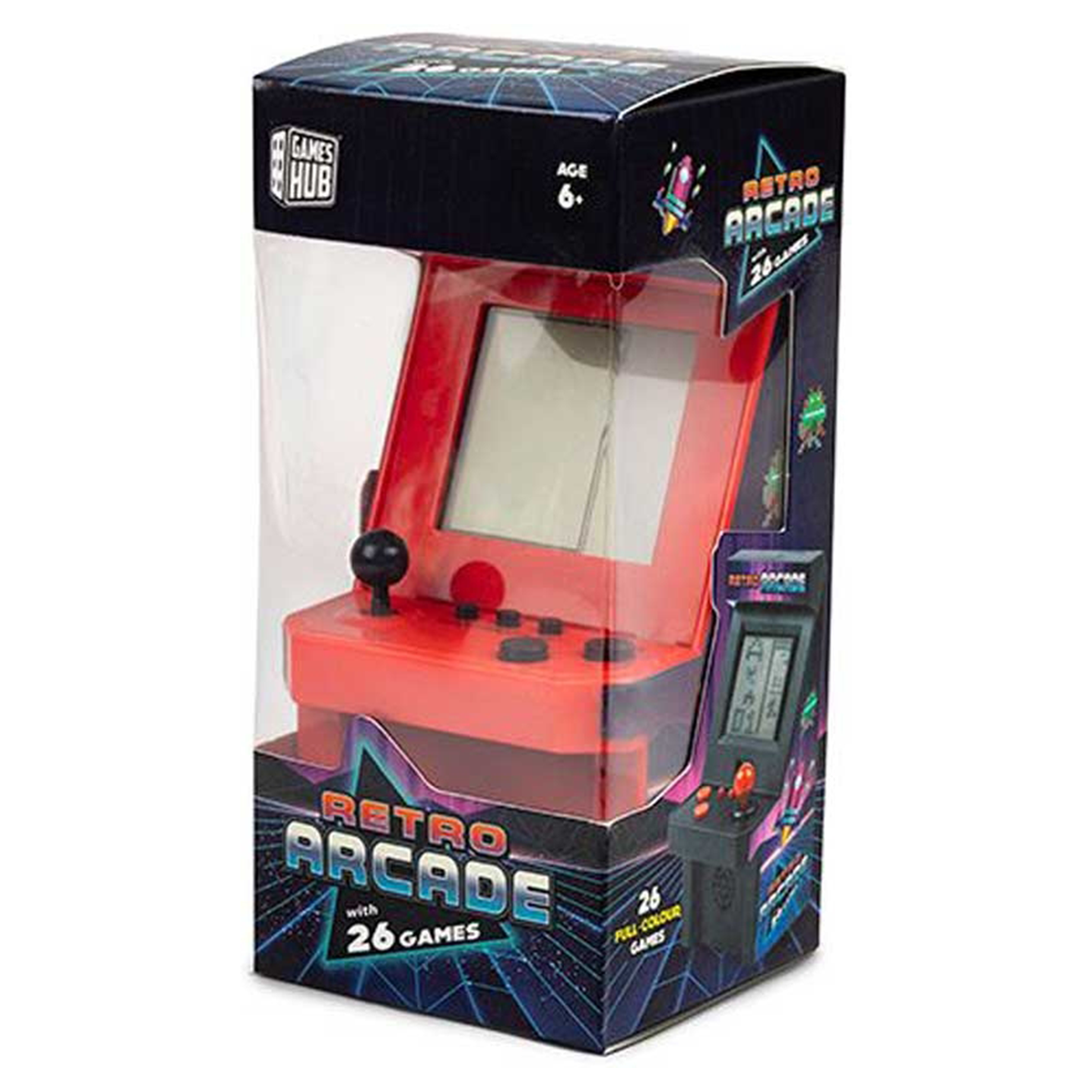 Retro Arcade Mini Games Console with 26 Games – Bonkers Bargains