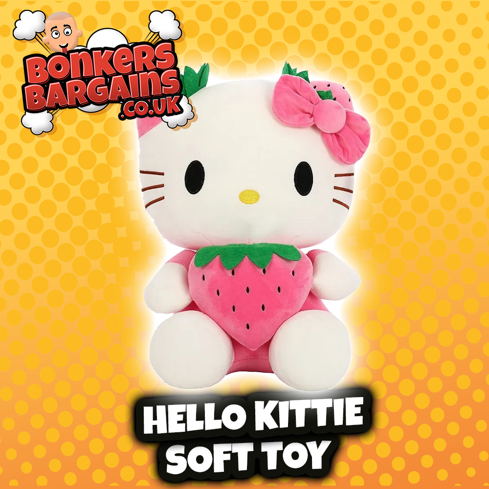 Hello Kitty Soft Toy – Bonkers Bargains